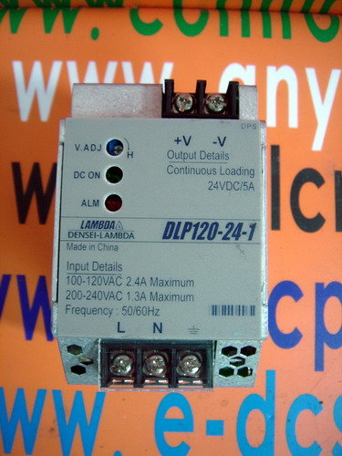 DENSEI-LAMBDA / NEMIC-LAMBDA DLP120-24-1 POWER SUPPLY 5AMP 24V 120WATT DIN RAIL MOUNT - 裕益科技自動化 ...